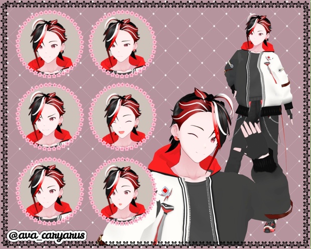 [3D Model] - Original Character - Hinji - ava-caryarus - BOOTH