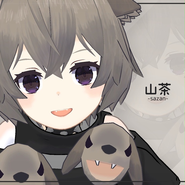 オリジナル3Dモデル 「山茶 -sazan-」 - Npyo's Ark2号店 - BOOTH