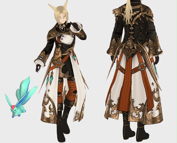 【vroid】ffxiv SMN 90 AF - パーちゃんのモデル屋 - BOOTH