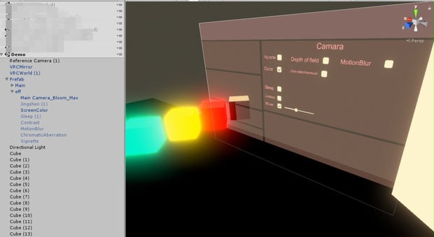 [廃棄][SDK2]VRC World PostProcessing UI コントローラー スクロールバー付き Prefab - Shatoo ...