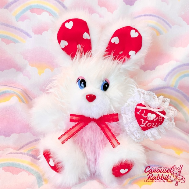 Valentine Bunny No.231 - ファンシートイショップ♡Carousel Rabbit - BOOTH