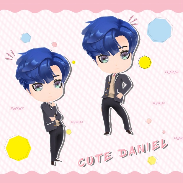 【VRoid/VRM Model】Daniel/ ダニエル - VTuber Stream Shop - BOOTH