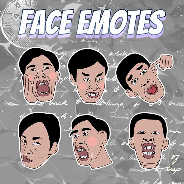 【Twitch Emote】Face Twitch Emotes | Emote, Livestream Emote, Cute Emote ...