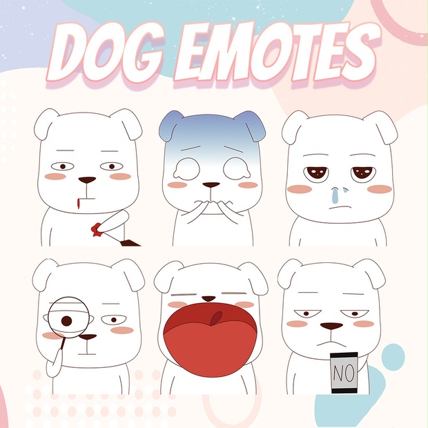 【Twitch Emote】Dog Twitch Emotes | Emote, Livestream Emote, Cute Emote ...