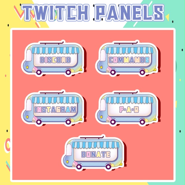 【Twitch Panels】Bus Twitch Panels | Panels, Twitch Panels, Youtube ...