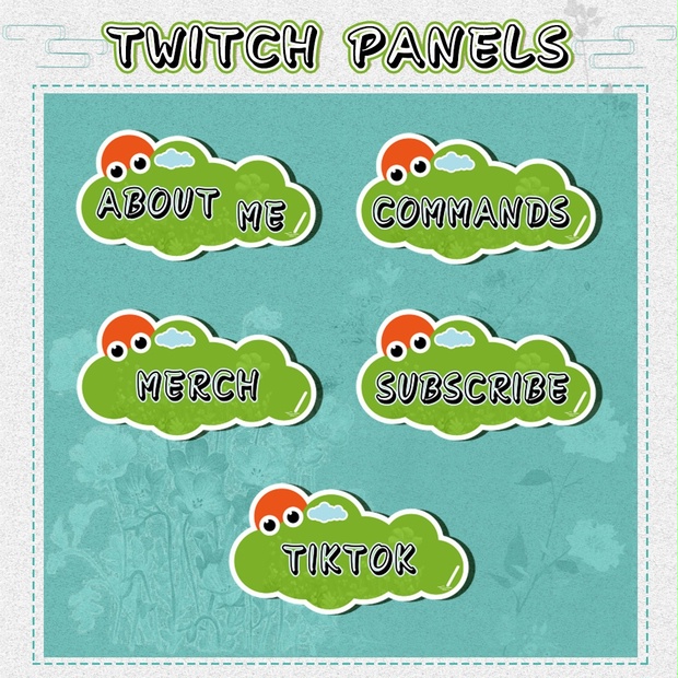 【Twitch Panels】Frog Twitch Panels | Panels, Twitch Panels, Youtube ...