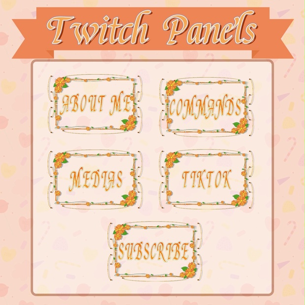 【Twitch Panels】Flowers Twitch Panels | Panels, Twitch Panels, Youtube ...
