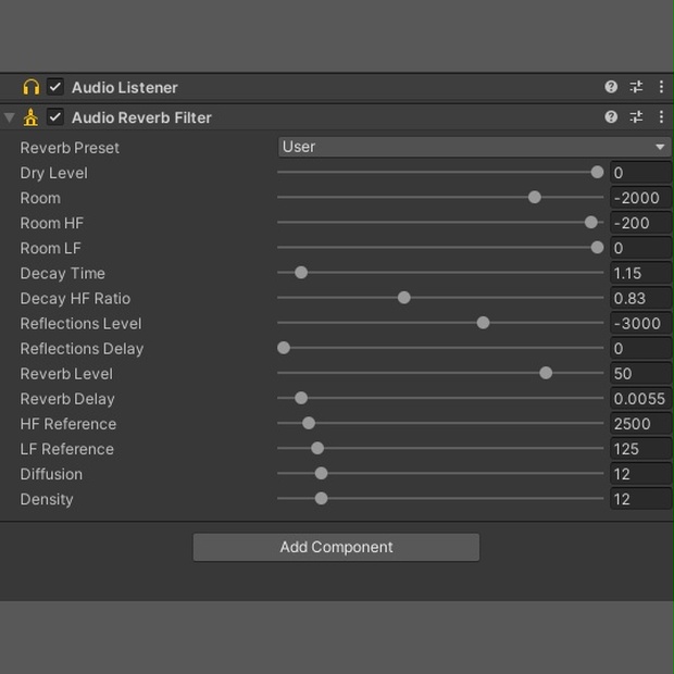 【Unity】実際にCinderella Fes. 2ndで使用したReverb Filter - satachanshop - BOOTH