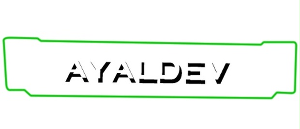 VRChat 2017 Nameplate - ayaldev - BOOTH