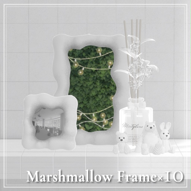 Marshmallow frame×10 - Toraba Store - BOOTH