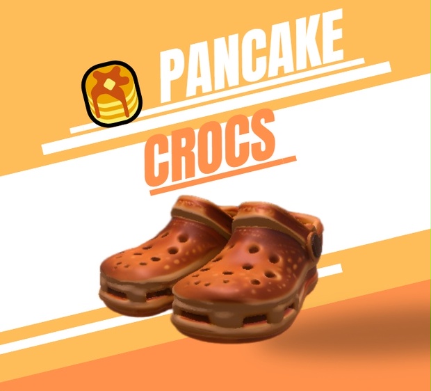 🥞 Pancake Crocs – AI-Generated 3D Prop by Rainunik - rainunik - BOOTH