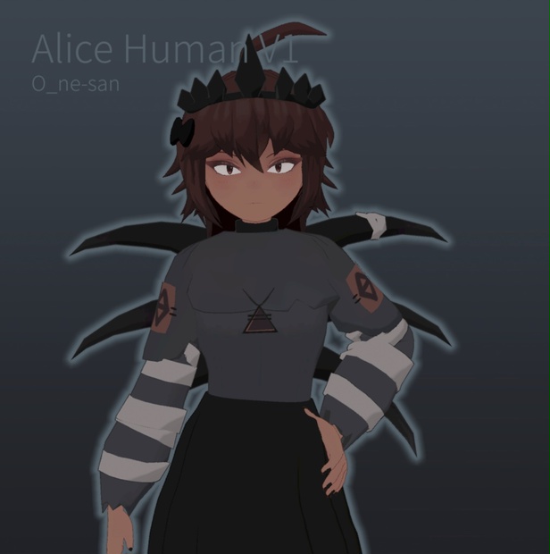 *PC*VRChat Avatar-Alice Human V1 - O_ne-san - BOOTH