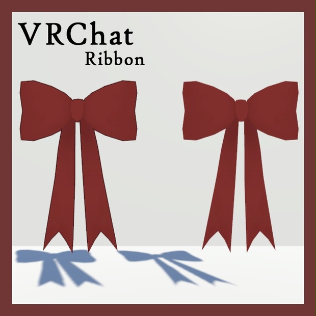 VRChat-Ribbon リボン - O_ne-san - BOOTH