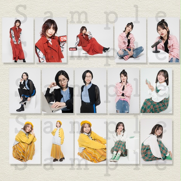 「かくして、瞬く」キャストブロマイド - @sooopiyo official booth - BOOTH