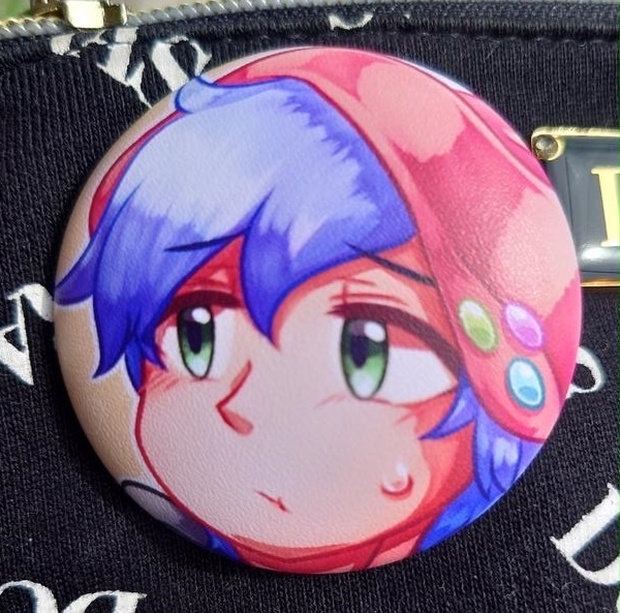 ほっぺたぷにぷに缶バッジ(Benjamin) - RockRose - BOOTH