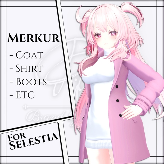 [3Dモデル]Merkur(Selestia セレスティア専用) - Pini - BOOTH