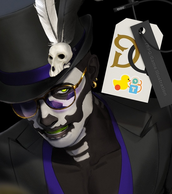 TRPG/ゲーム用素材 Vol.1 バロン・サムディ(Baron Samedi) - \\ ٩( 'ω' )و /／ - BOOTH