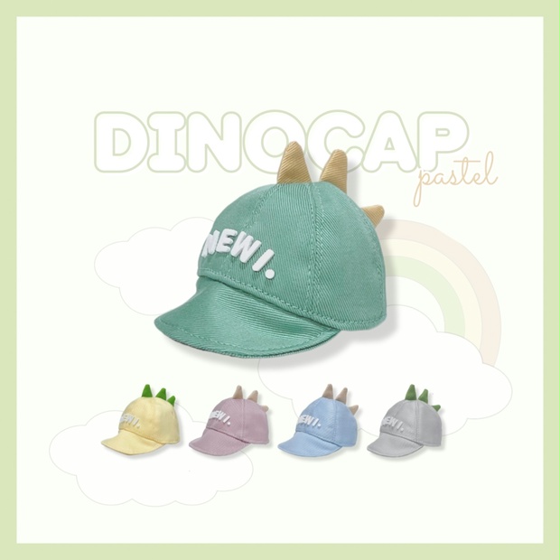 DINO CAP -pastel- - new_i - BOOTH