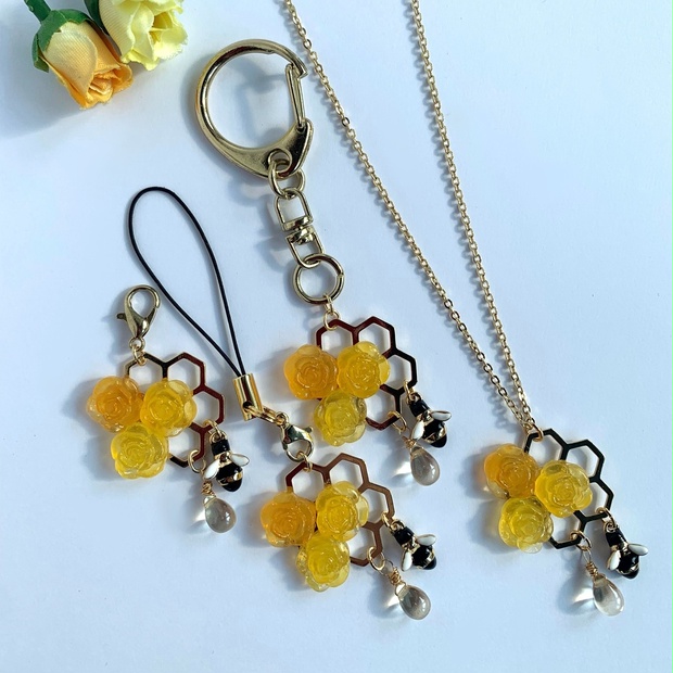 蜂蜜の薔薇アクセサリー - Rill Rose - BOOTH