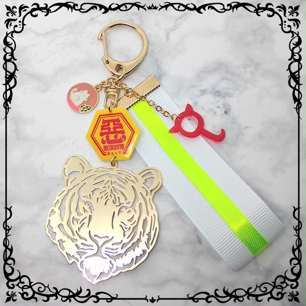 正木北斎 イメージキーホルダー - Rose Lizard - BOOTH