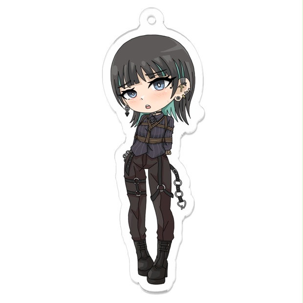病み系ちゃん アクリルキーホルダー - bb-182 - BOOTH