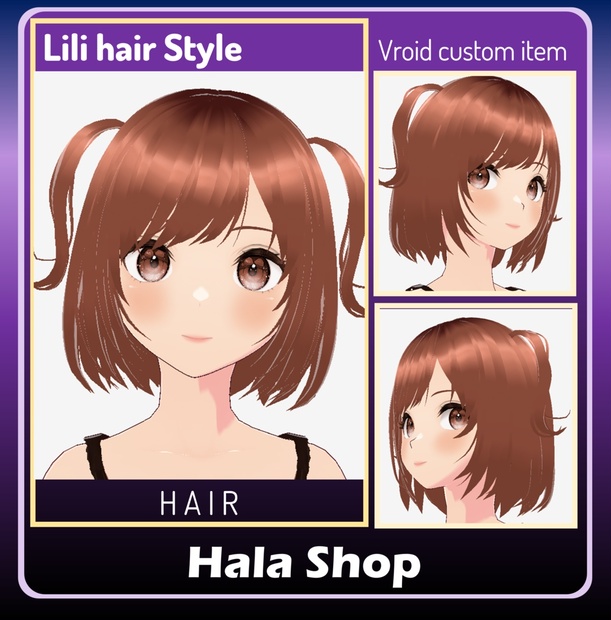 Lili hair style - HalaShop - BOOTH