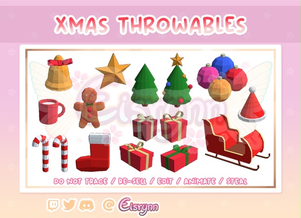 Xmas throwables - Eisrynn - BOOTH