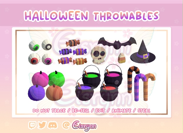 Halloween throwables - Eisrynn - BOOTH