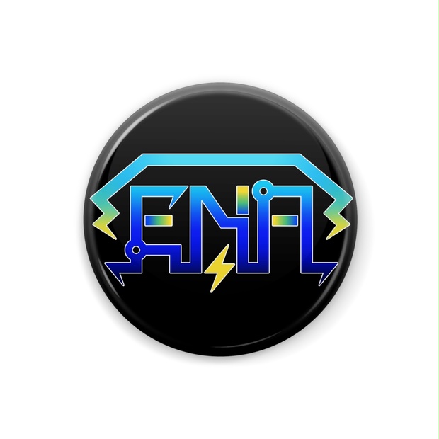 ENA Logo缶バッジ Black - ENA officialshop - BOOTH