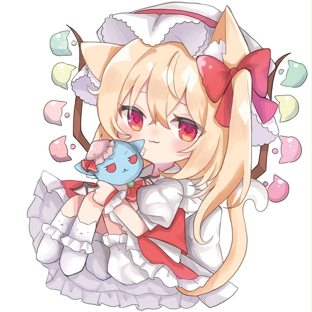 猫耳フランちゃんオーロラアクキー しゃるどね Booth