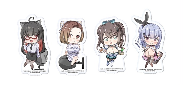 浅瀬ゆうぎ生誕祭2023 オリジナルアクリルキーホルダー - LICKER RABBIT - BOOTH