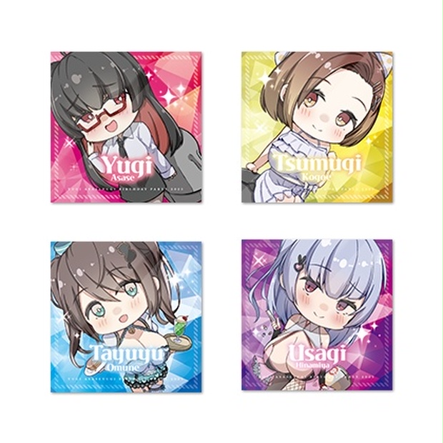 浅瀬ゆうぎ生誕祭2023 オリジナルランダムステッカー5セット - LICKER RABBIT - BOOTH