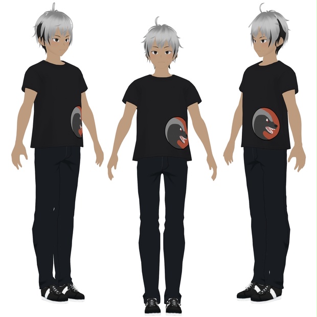 Honey badger boy (Vtube Avatar) - vanum-chan - BOOTH