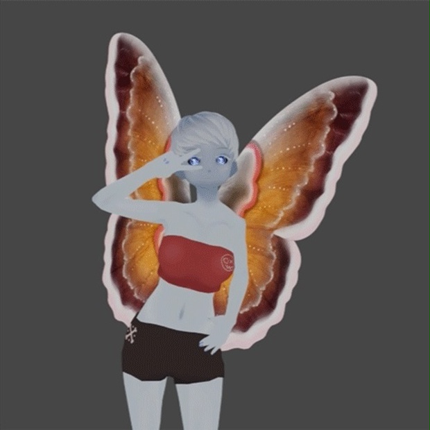 Butterfly Wings (Rigged) - vanum-chan - BOOTH