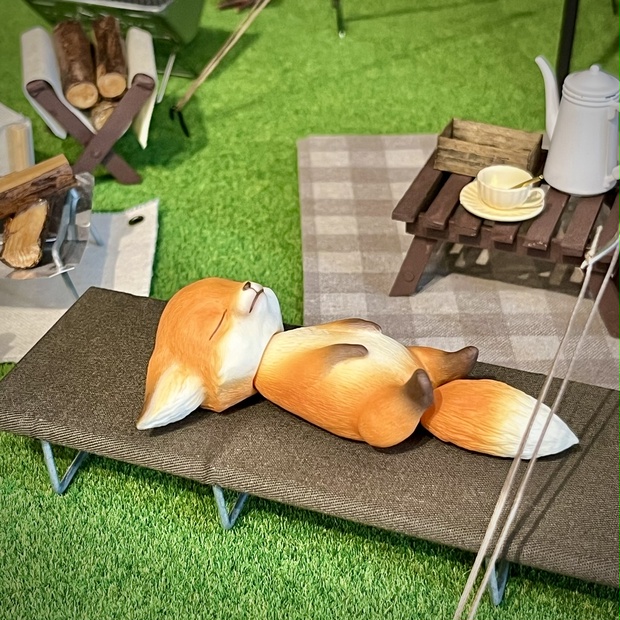 へそ天アカギツネ - Heaven Monkey - BOOTH