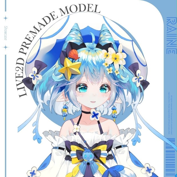 【Live2Dモデル】Raine | Over 10 expressions - Cyblens - BOOTH