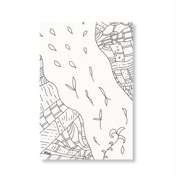 ペン画（ 原画 ）。「 本当の気持ちを探しに 」 - Fusion World - BOOTH