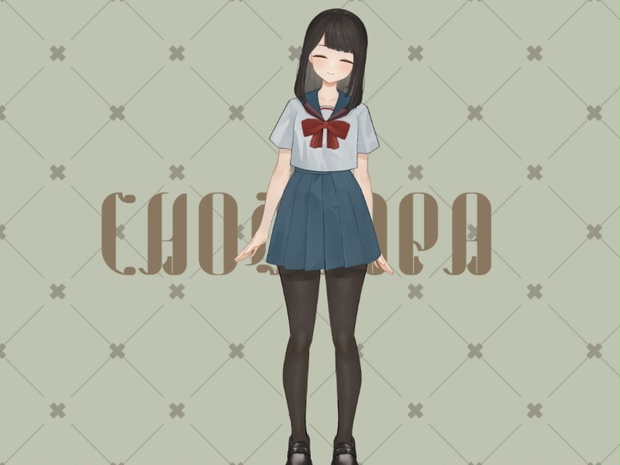 Free Live2DModel student girl/女子生徒Live2Dモデル - ChoDenpa(焦頭爛鵝) - BOOTH
