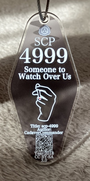 SCP-4999 - 私たちを見守るものモーテルキー - 平臥小屋 - BOOTH