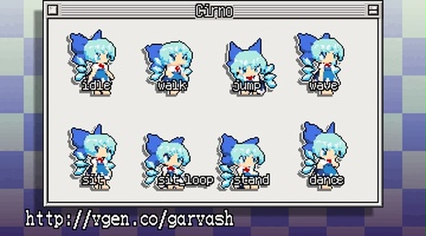 Stream Avatars Cirno - garvash - BOOTH
