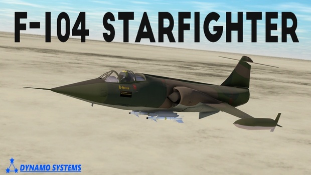 【VRC想定】F-104 Starfighter （SaccFlight導入済み） - DYNAMO SYSTEMS - BOOTH