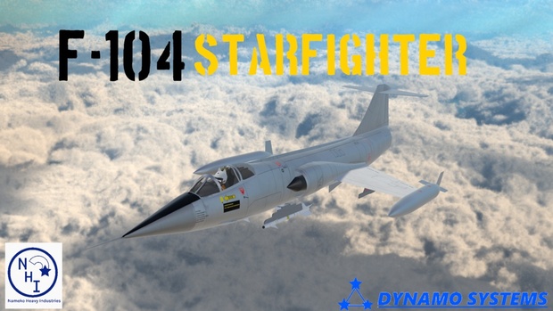 【VRC想定】F-104 Starfighter （SaccFlight導入済み） - Nameko Heavy Industries - BOOTH