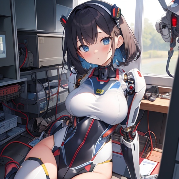 [CG集] メカ風美少女さん - ほげふが - BOOTH