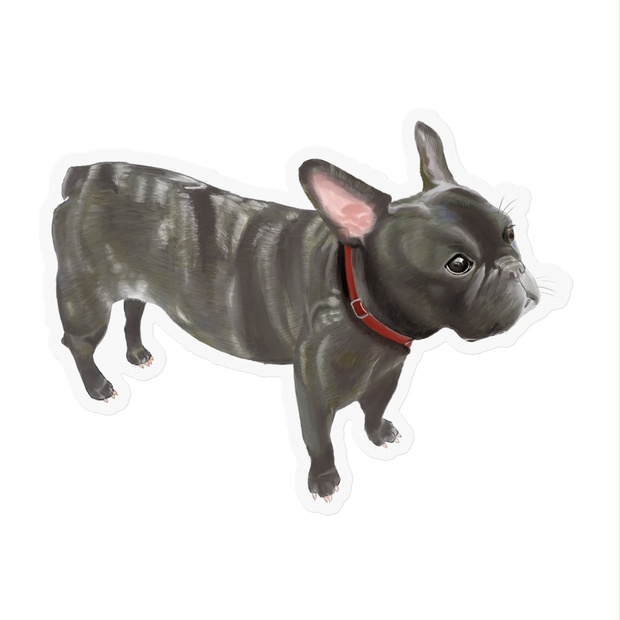 どこかを見つめるフレンチブルドック - niji-nishiarai - BOOTH