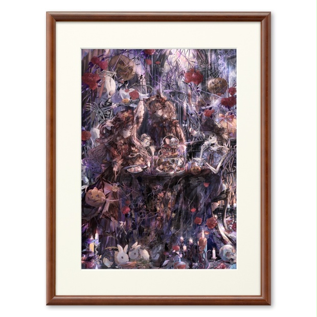 A4複製画 .ハロウィン🎃パーティー. - ColorfulBloom - BOOTH