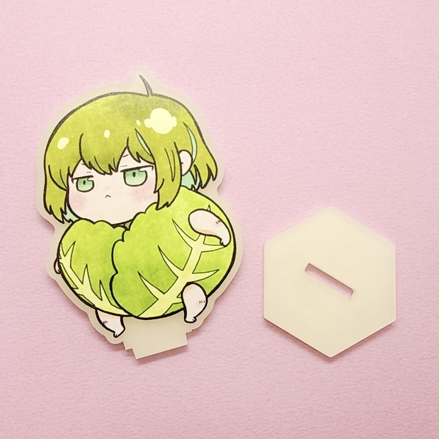 【非公式】きゃべち四季 蓄光アクリルスタンド 75mm - 風味絶佳 - BOOTH