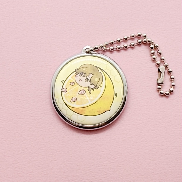 【非公式】れもん十六夜 ボールチェーンキーホルダー 32mm - 風味絶佳 - BOOTH