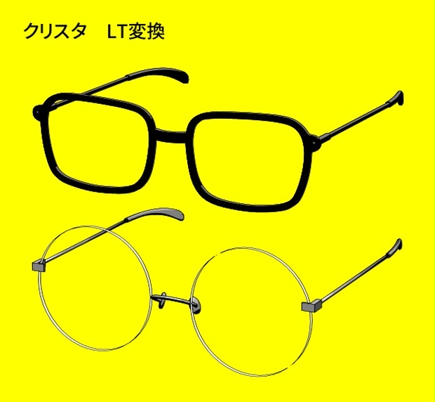 Ver.3【3D素材】スタンピ版ヴァッシュ＋ウルフウッド サングラス - 彼岸から - BOOTH