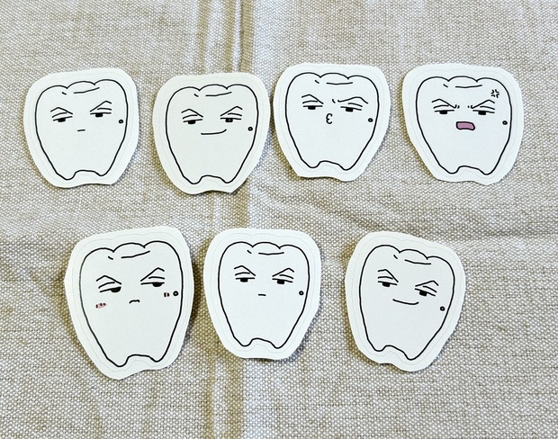 リョータとミッチーの歯シール - comodo - BOOTH