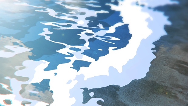 Water anime Style + project AE - aimerarts - BOOTH